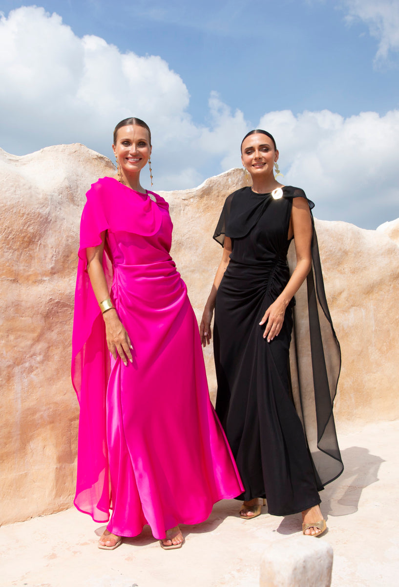Ellie Capped Dress – Natasha Gan